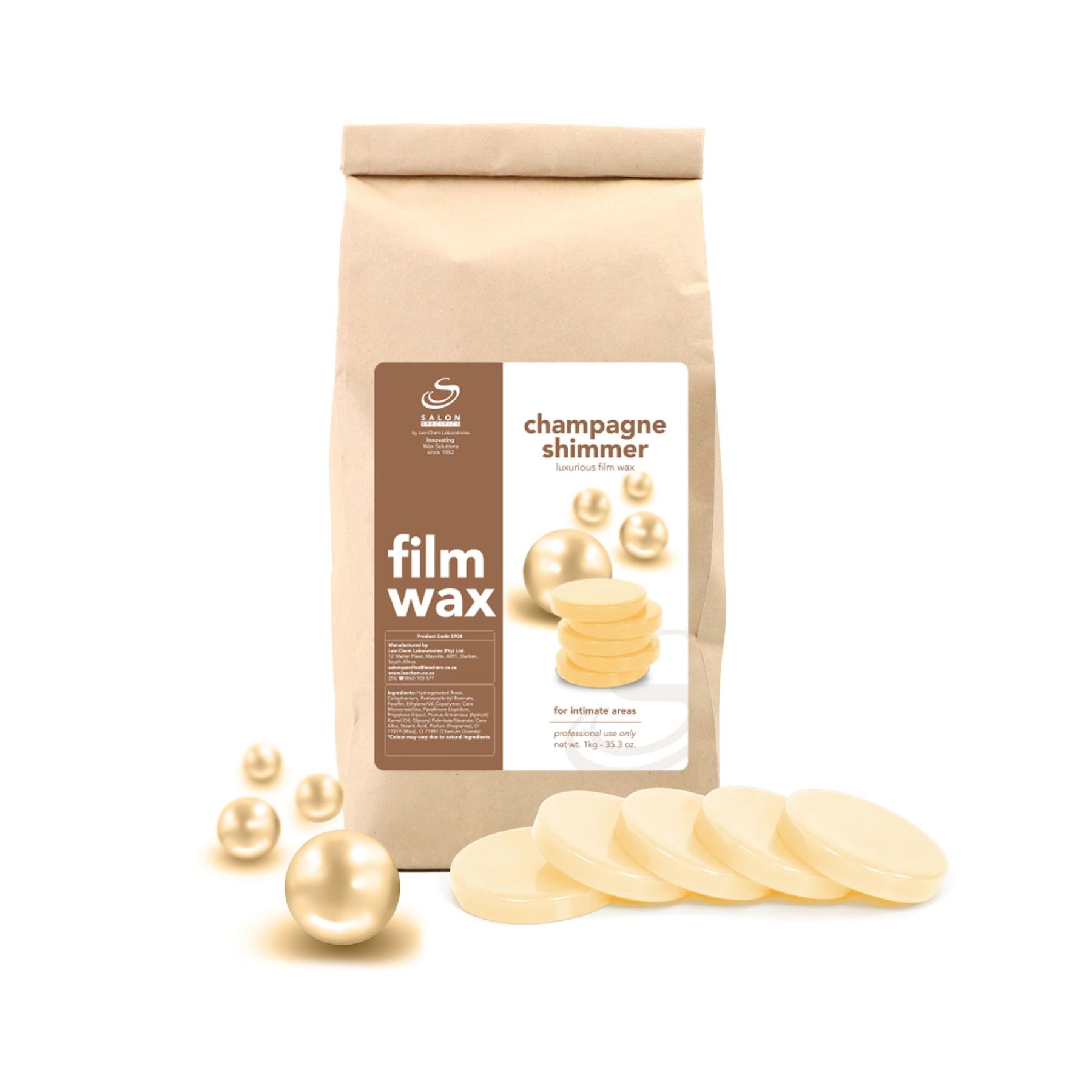 Champagne Film Wax Disc 1Kg – Maskscara